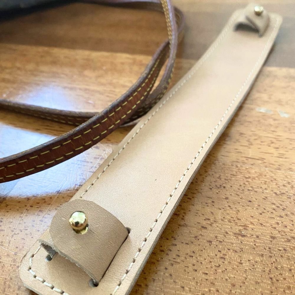 Handmade Leather Handle Cover for LV Bags | Leather Shoulder Pad for ...