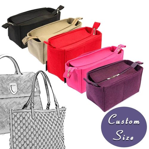 Custom size handbag organizer inserts