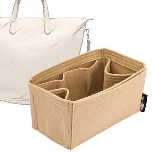 Regular felt handbag organizers with 2 round holders